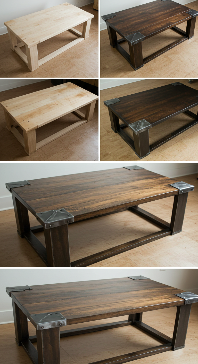 11 Easy DIY Coffee Table Makeover Ideas: Farmhouse & More