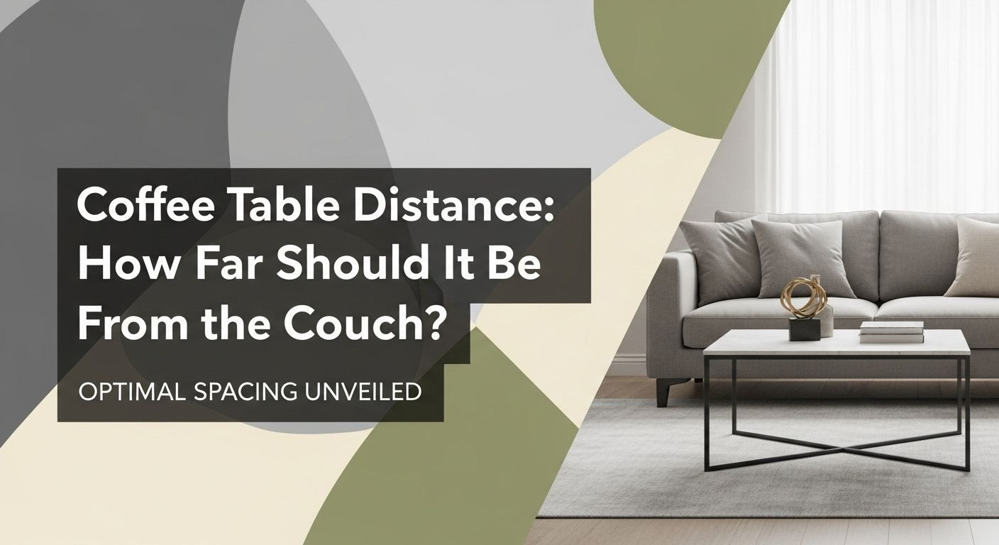 Coffee Table Distance: How Far Should It Be From The Couch?