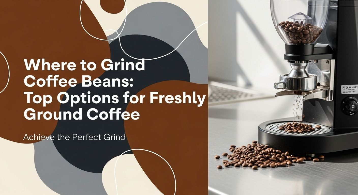 Where To Grind Coffee Beans: Top Options For Freshly Ground Coffee