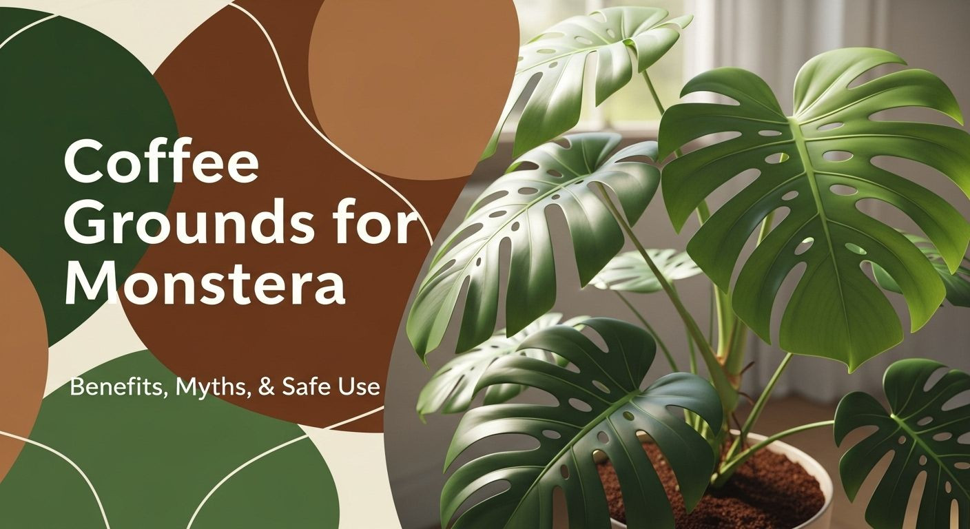 Coffee Grounds For Monstera: Benefits, Myths, & Safe Use