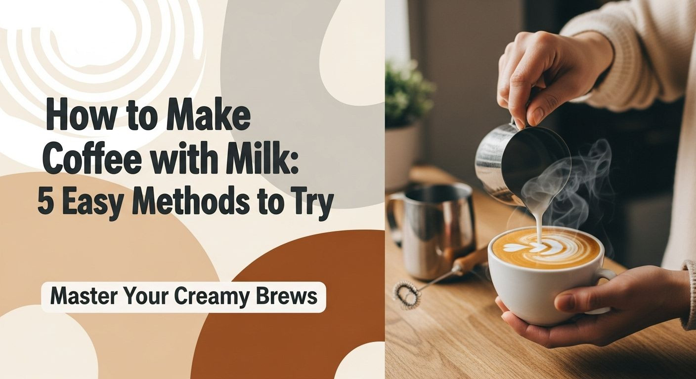 How To Make Coffee With Milk: 5 Easy Methods To Try