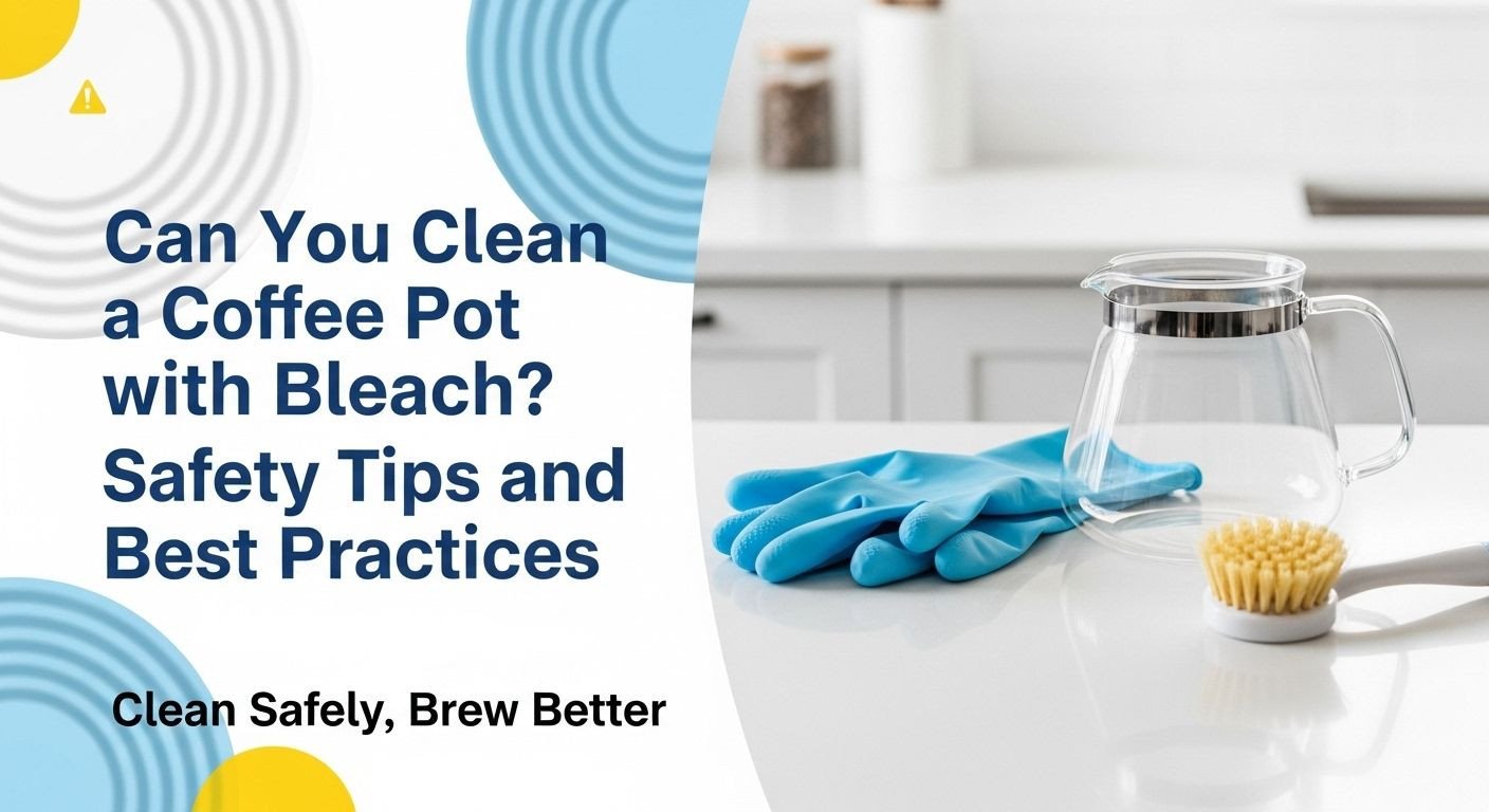 Can You Clean A Coffee Pot With Bleach? Safety Tips And Best Practices