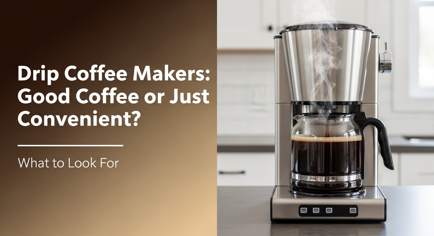 Drip Coffee Makers: Good Coffee Or Just Convenient?