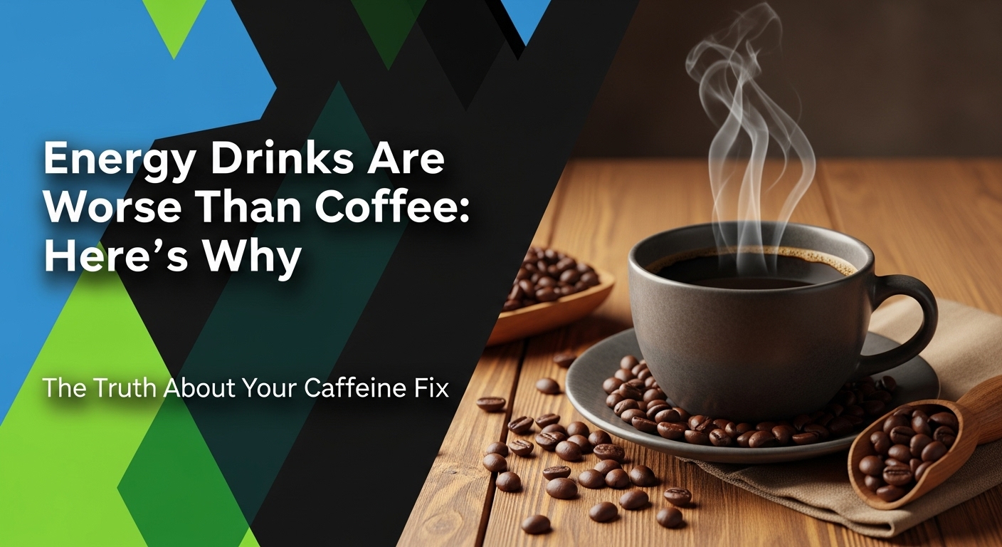 Energy Drinks Are Worse Than Coffee: Here's Why