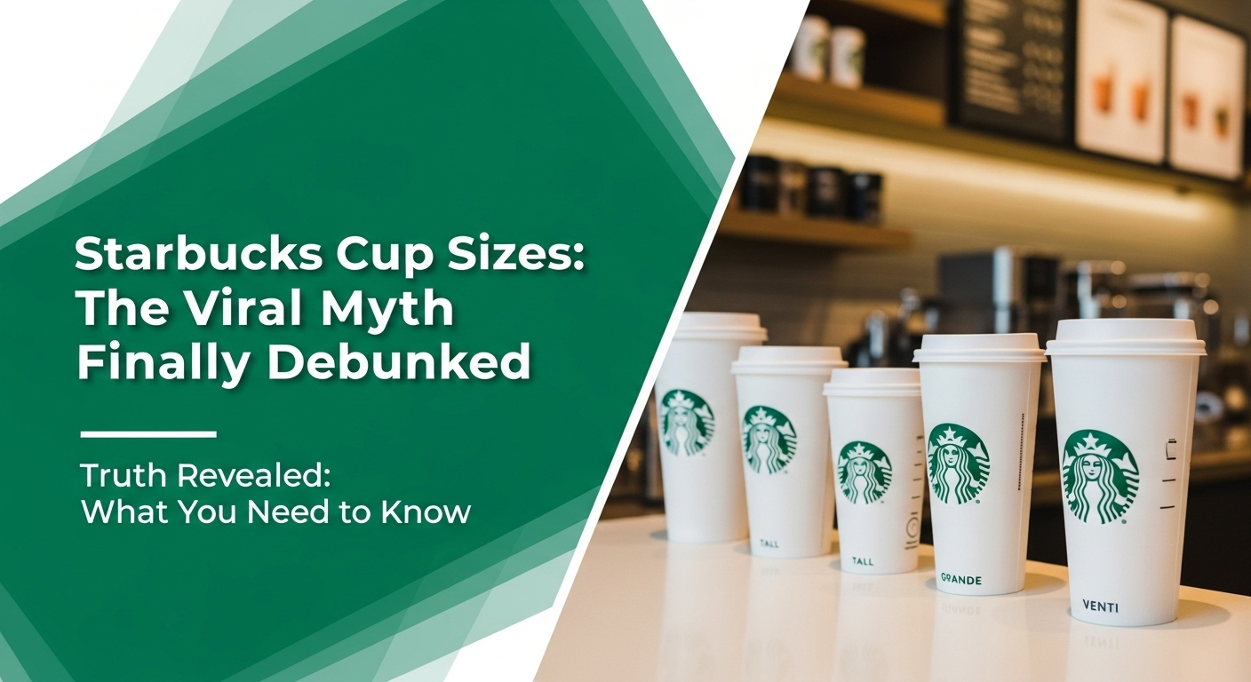 Starbucks Cup Sizes: The Viral Myth Finally Debunked