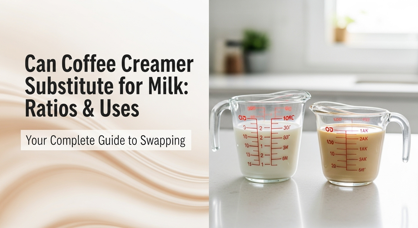 Can Coffee Creamer Substitute For Milk: Ratios & Uses