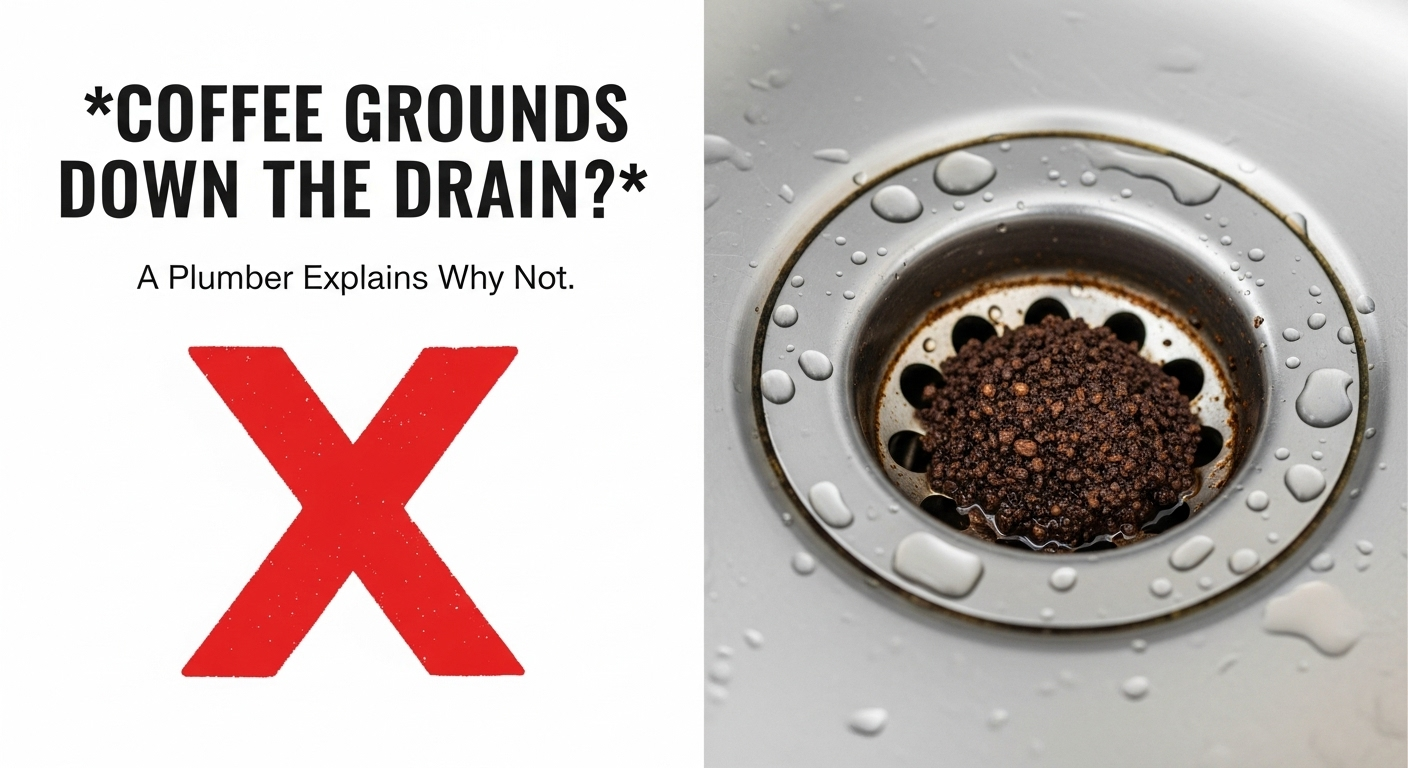 Coffee Grounds Down The Drain? A Plumber Explains Why Not