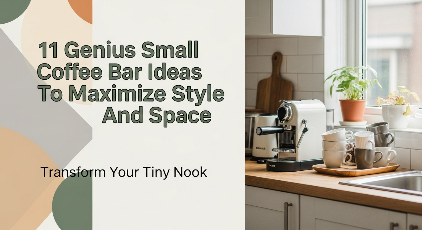 11 Genius Small Coffee Bar Ideas To Maximize Style And Space 2026