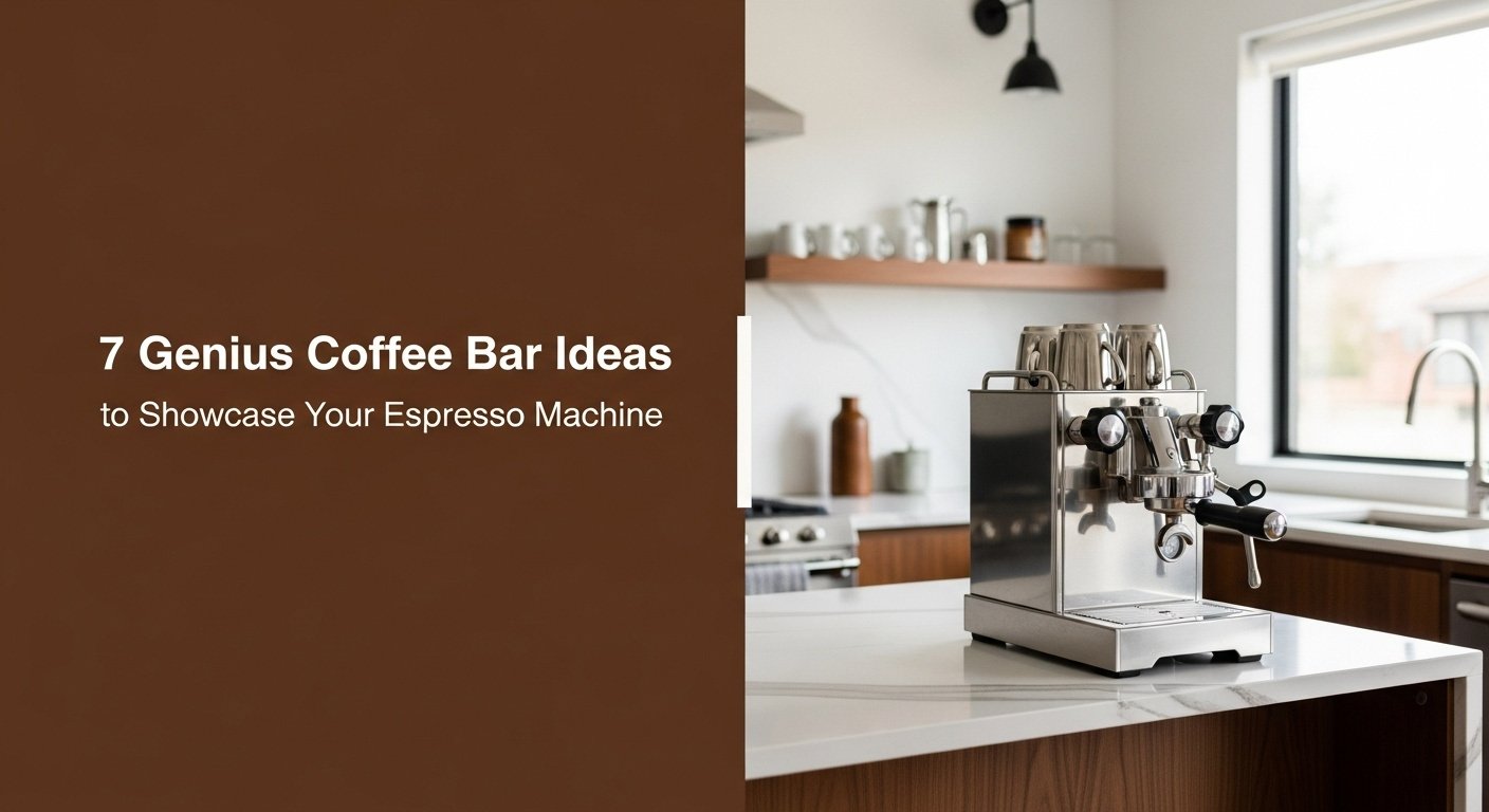 7 Genius Coffee Bar Ideas To Showcase Your Espresso Machine