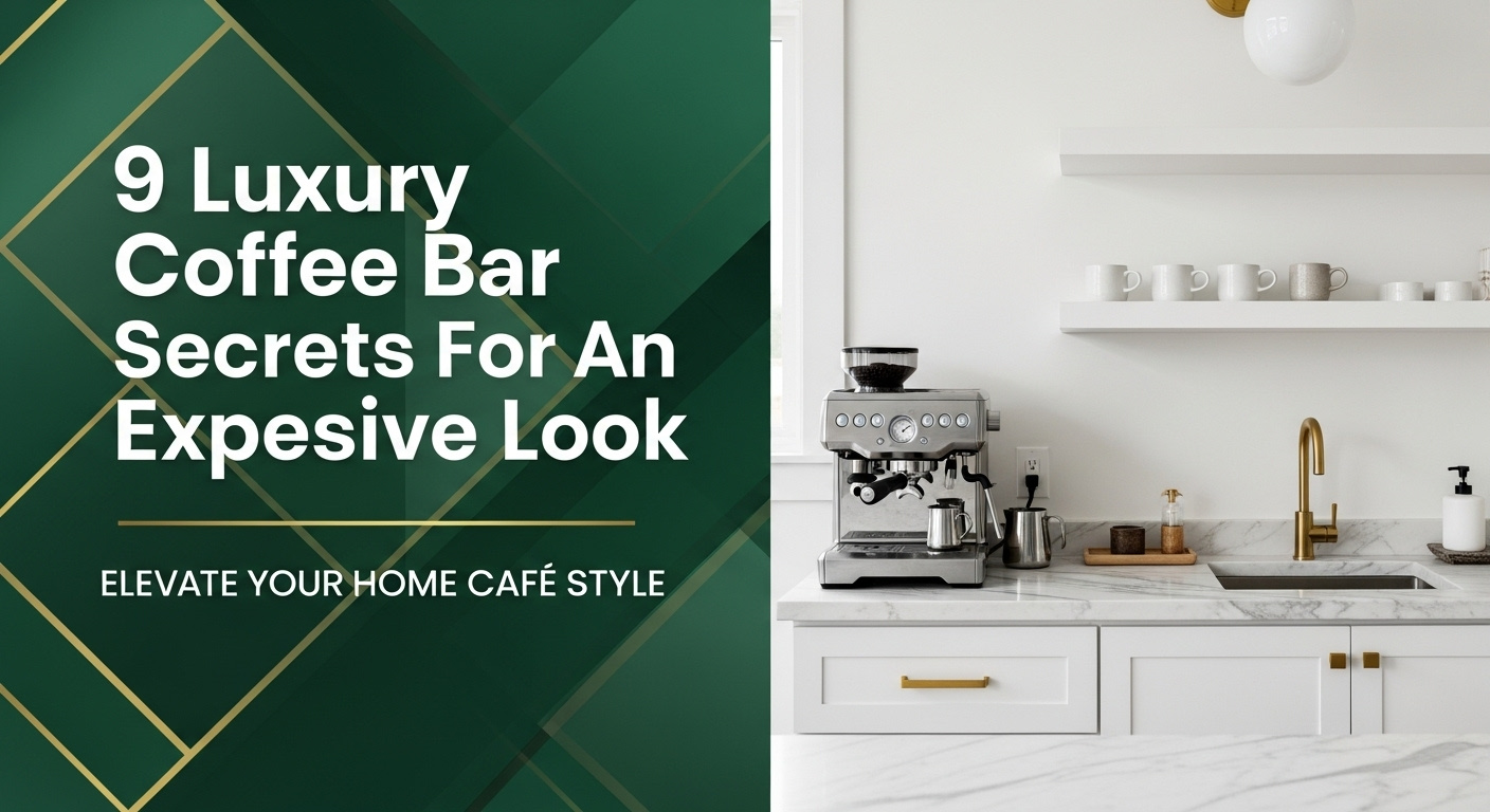 9 Luxury Coffee Bar Secrets For An Expensive Look