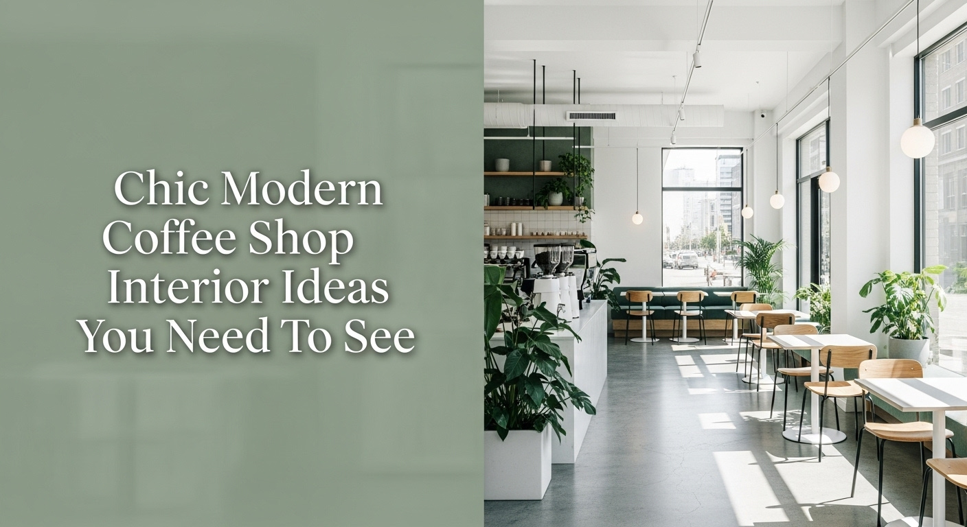Chic Modern Coffee Shop Interior Ideas You Need To See