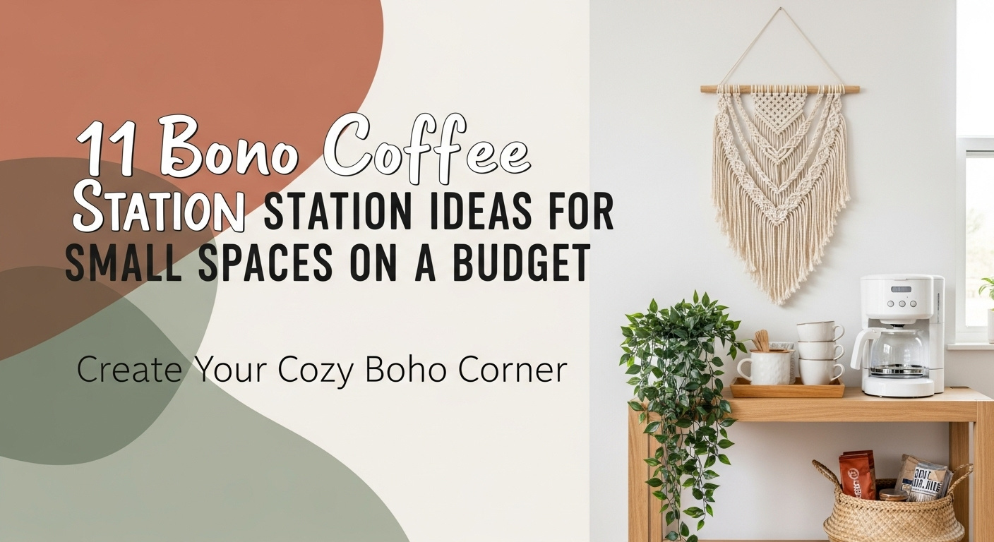 11 Boho Coffee Station Ideas For Small Spaces On A Budget