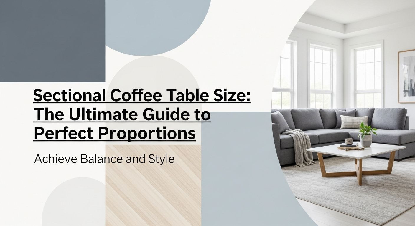Sectional Coffee Table Size: The Ultimate Guide To Perfect Proportions