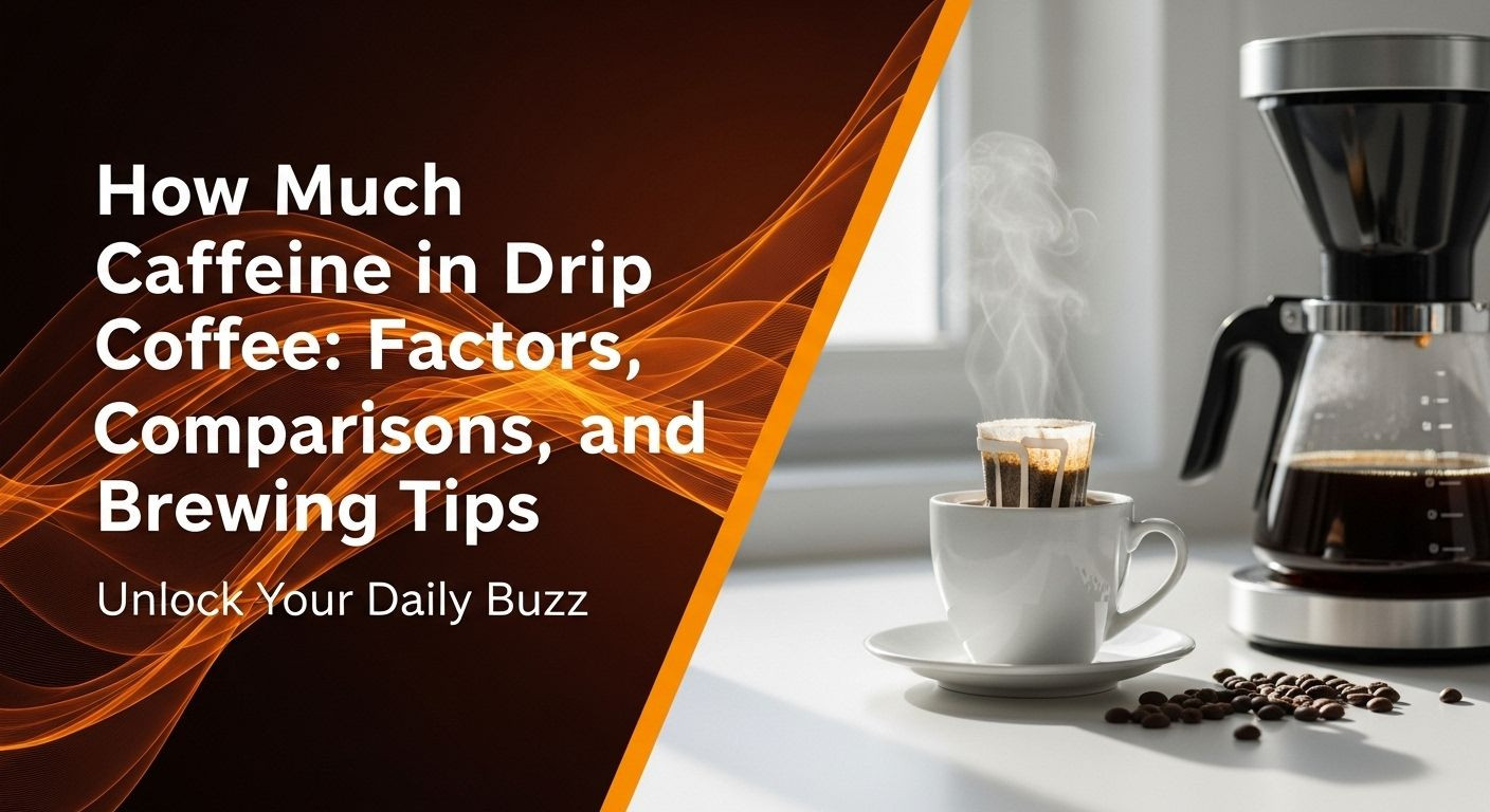 How Much Caffeine In Drip Coffee: Factors, Comparisons, And Brewing Tips