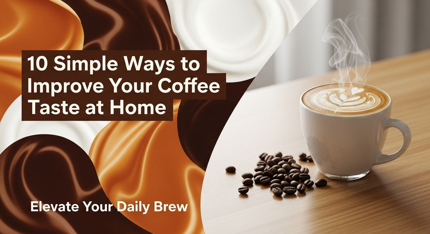 10 Simple Ways To Improve Your Coffee Taste At Home