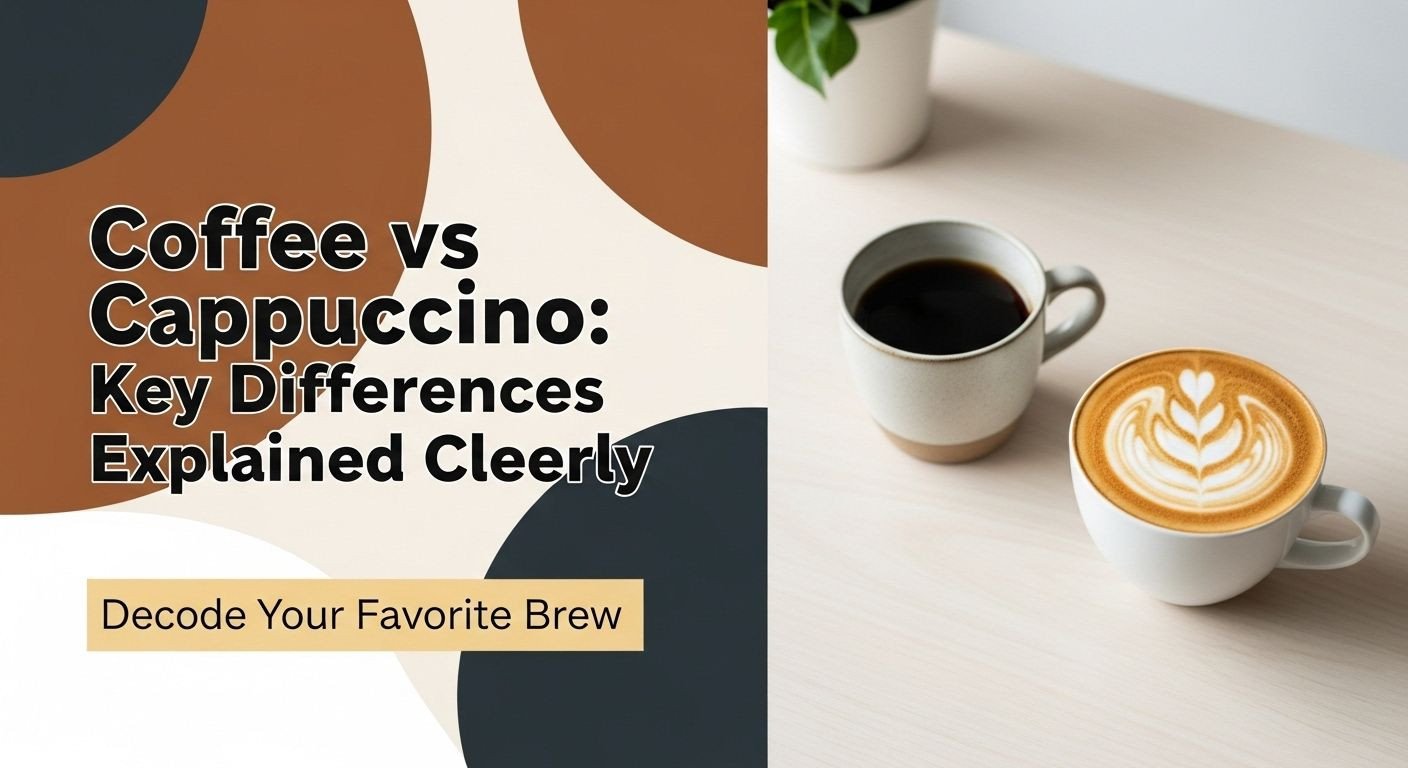 Coffee Vs Cappuccino: Key Differences Explained Clearly