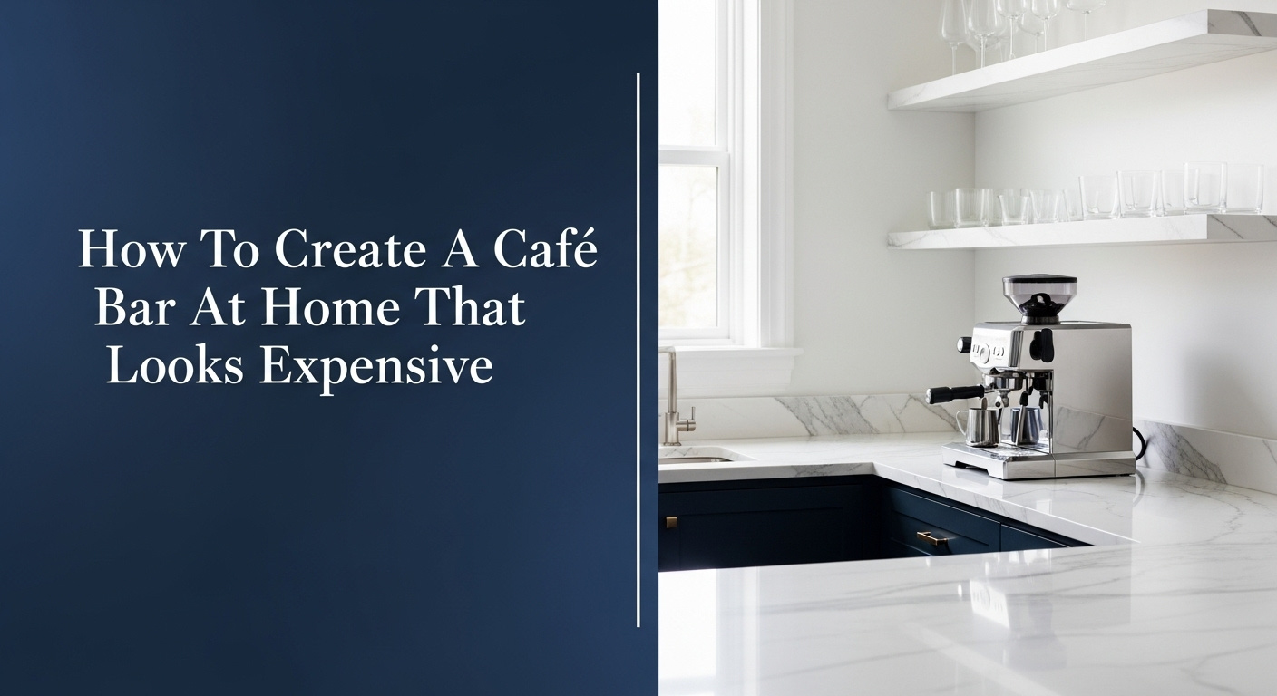 How To Create A Cafe Bar At Home That Looks Expensive