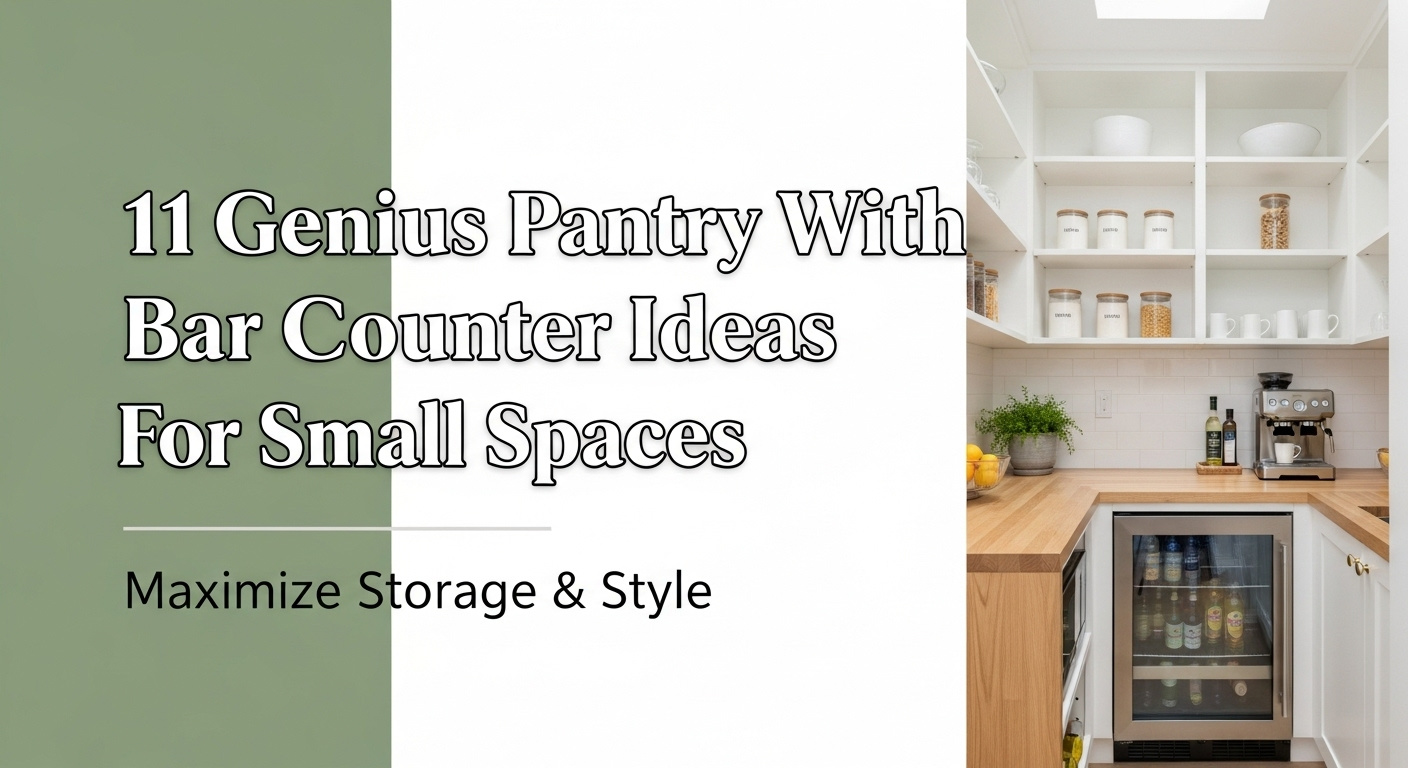 11 Genius Pantry With Bar Counter Ideas For Small Spaces 2026
