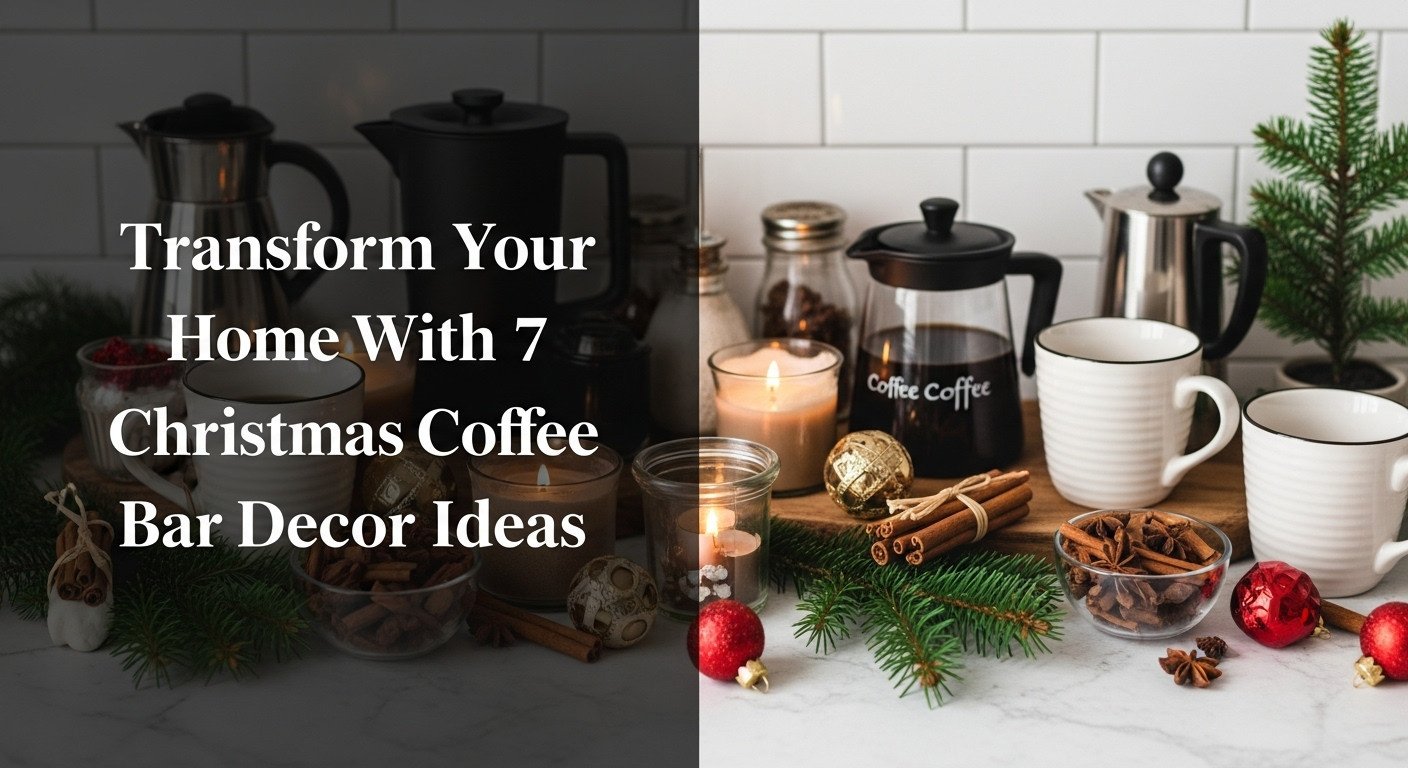 Transform Your Home With 7 Christmas Coffee Bar Decor Ideas