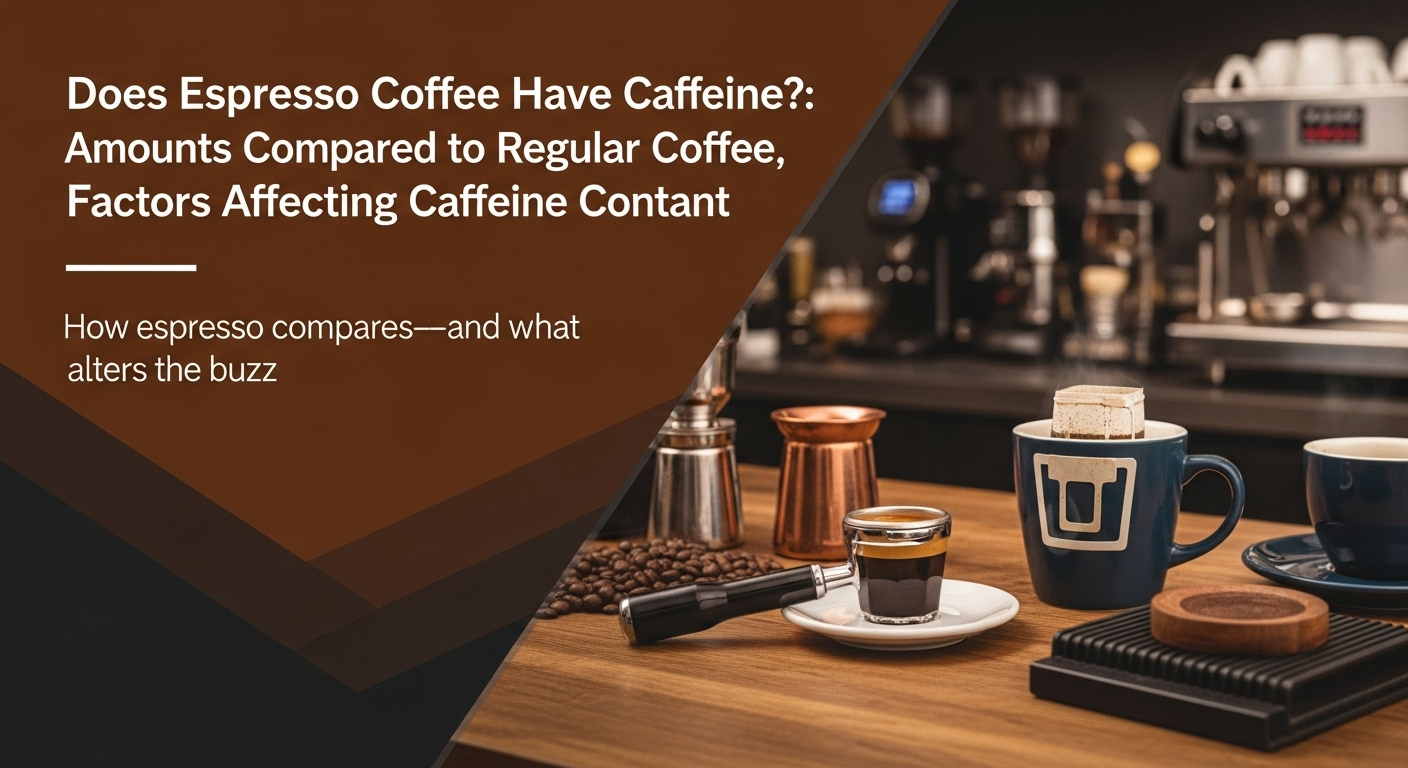 Does Espresso Coffee Have Caffeine?: Amounts Compared To Regular Coffee ...