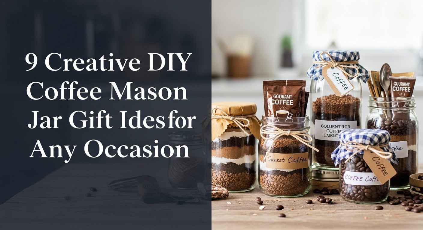 9 Creative DIY Coffee Mason Jar Gift Ideas For Any Occasion