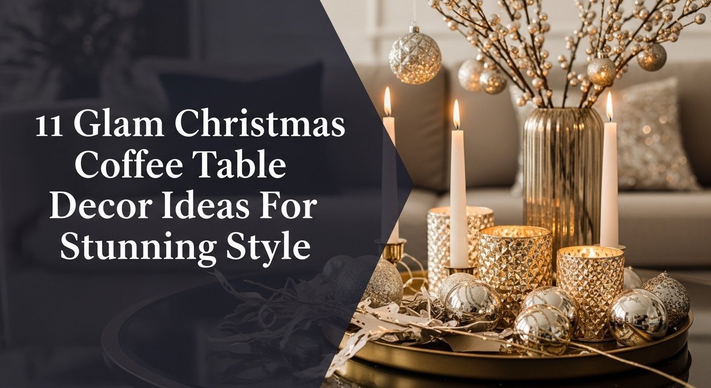 11 Glam Christmas Coffee Table Decor Ideas For Stunning Style