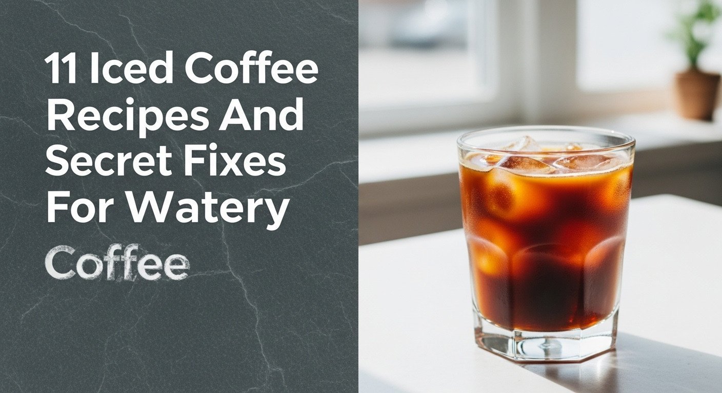 11 Iced Coffee Recipes And Secret Fixes For Watery Coffee