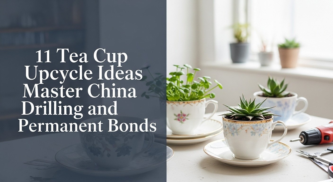11 Tea Cup Upcycle Ideas Master China Drilling And Permanent Bonds