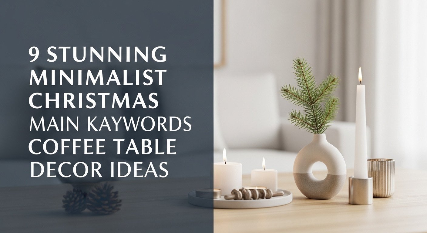 9 Stunning Minimalist Christmas Coffee Table Decor Ideas 2026