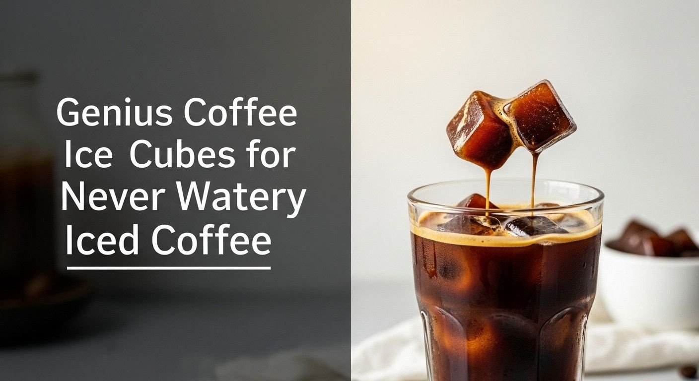 Genius Coffee Ice Cubes For Never Watery Iced Coffee