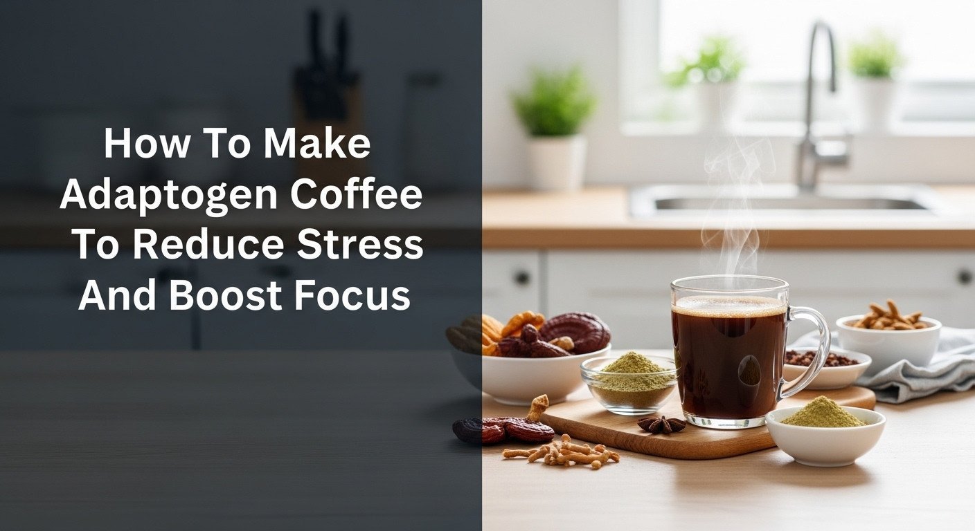 How To Make Adaptogen Coffee To Reduce Stress And Boost Focus