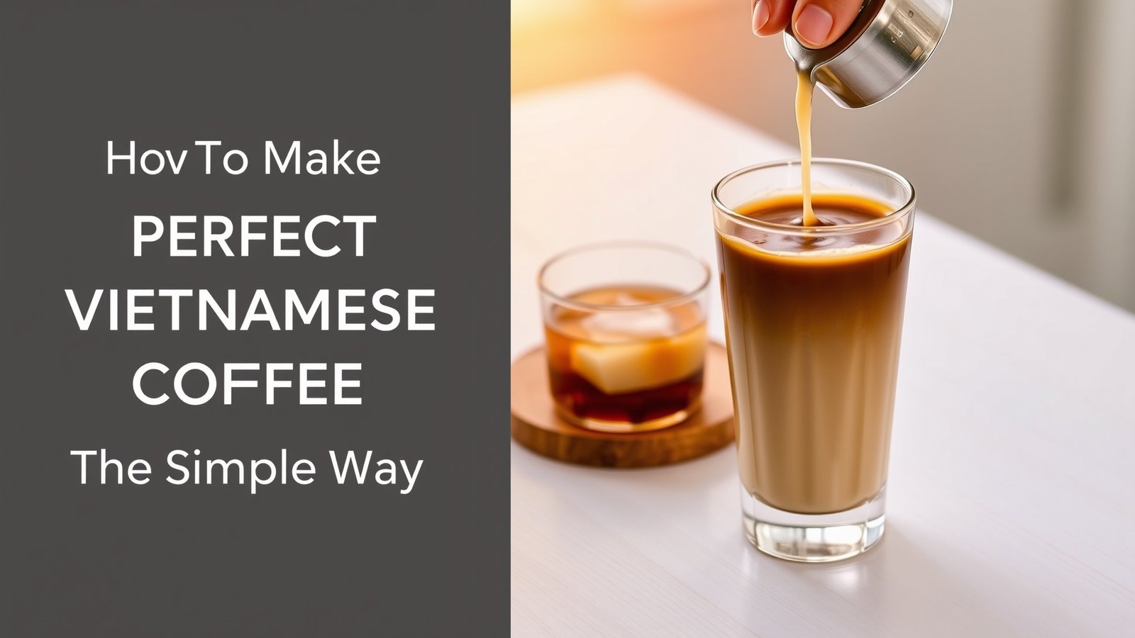 How To Make Perfect Vietnamese Coffee The Simple Way