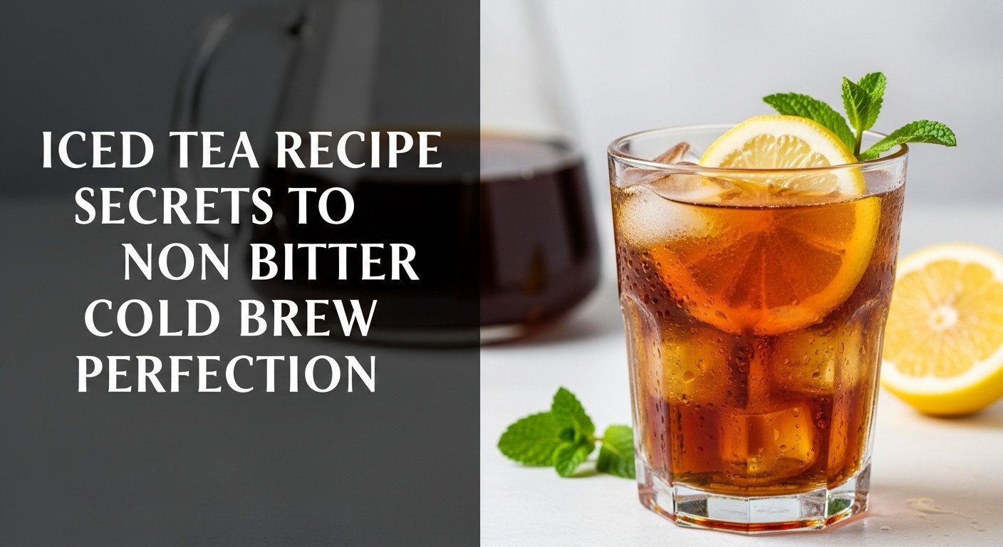 Iced Tea Recipe Secrets To Non Bitter Cold Brew Perfection