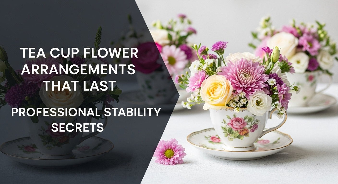 Tea Cup Flower Arrangements That Last Professional Stability Secrets