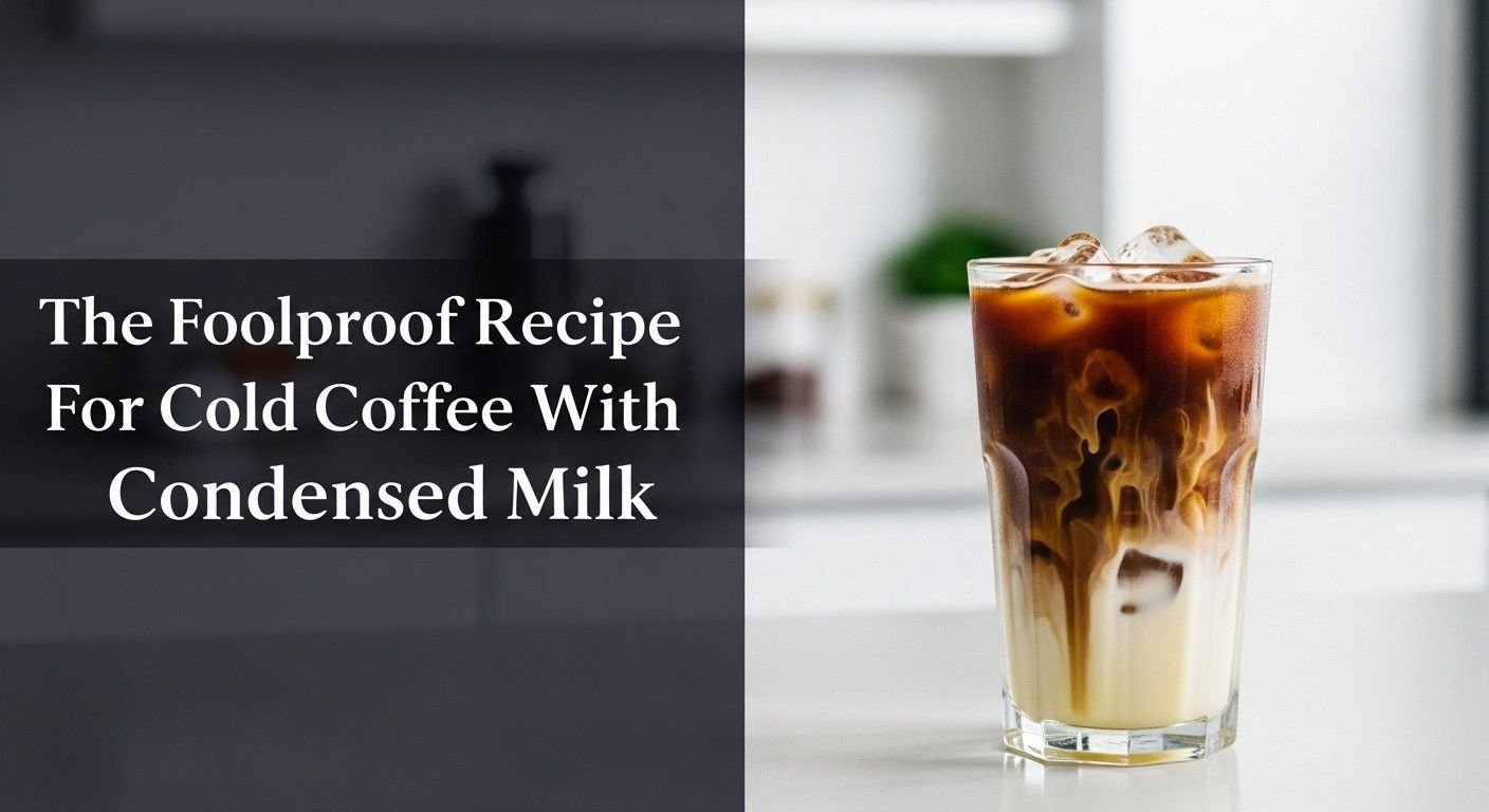 The Foolproof Recipe For Cold Coffee With Condensed Milk