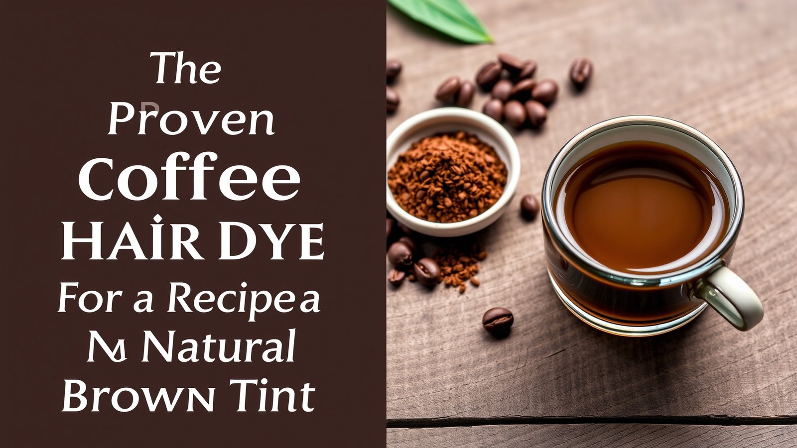 The Proven Coffee Hair Dye Recipe For A Natural Brown Tint