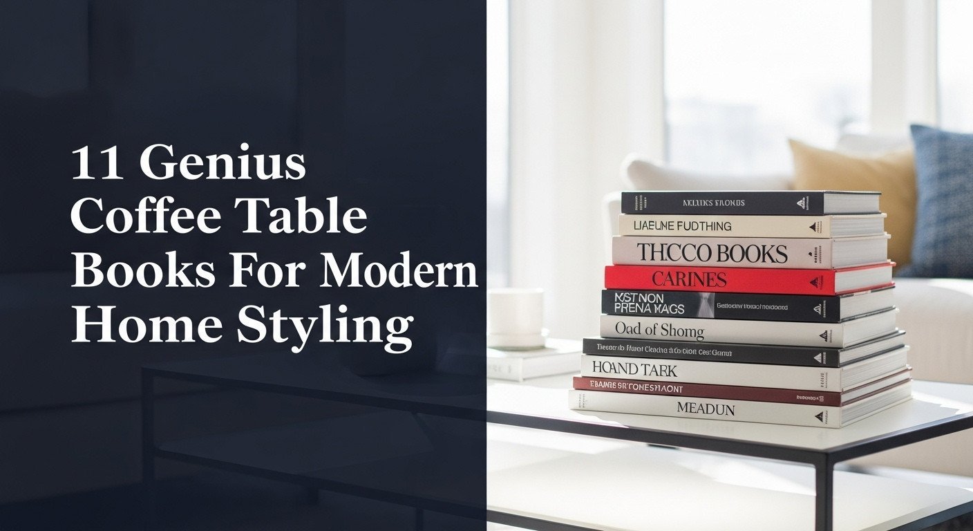 11 Genius Coffee Table Books For Modern Home Styling 2026