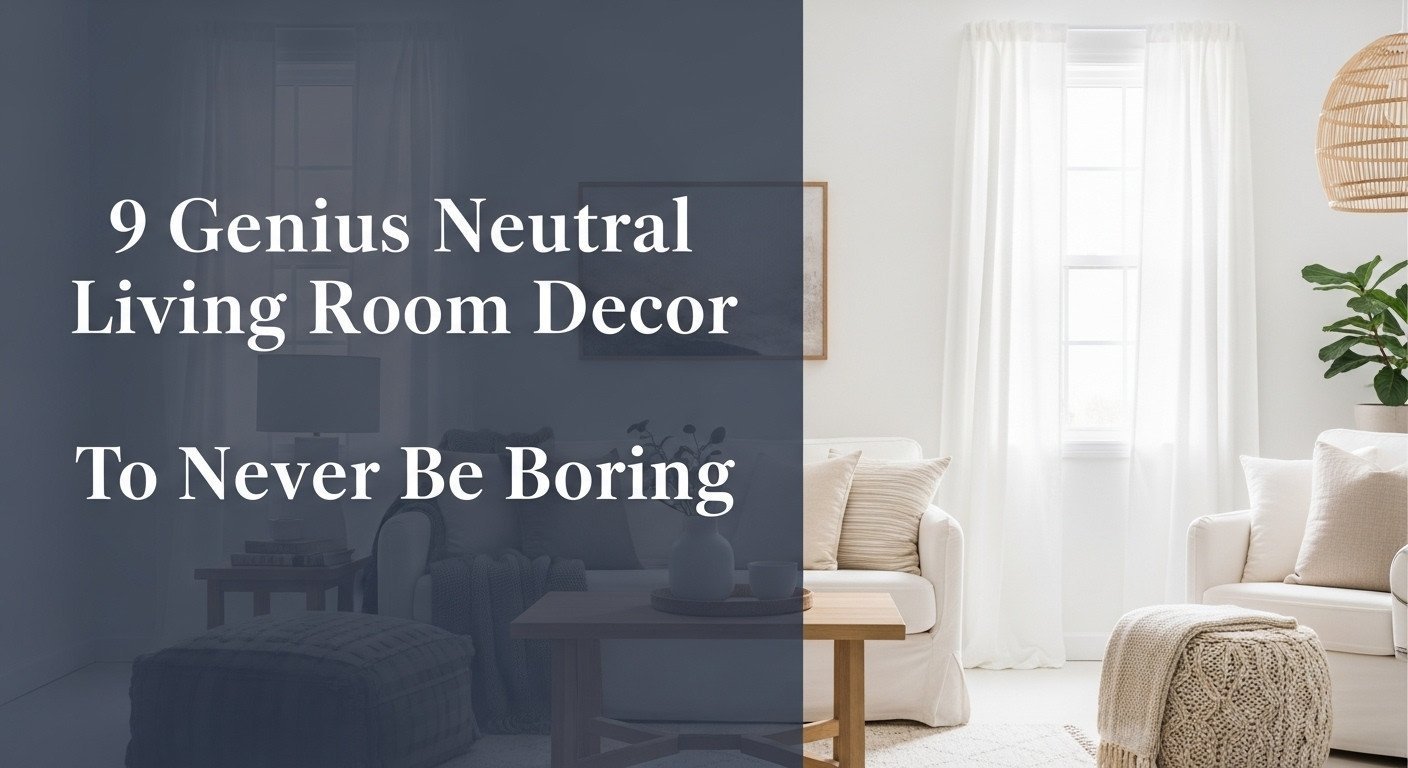 9 Genius Neutral Living Room Decor Ideas To Never Be Boring