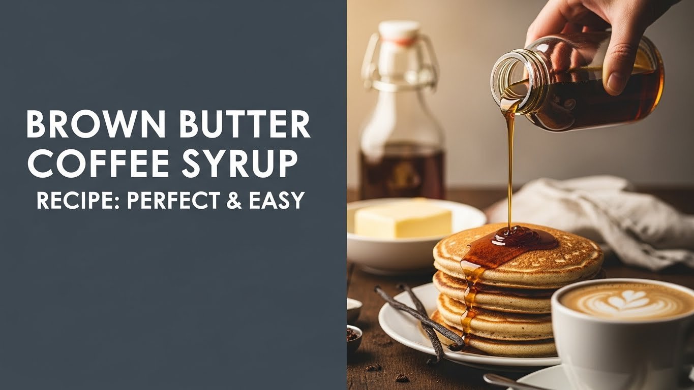 Brown Butter Coffee Syrup Recipe: Perfect & Easy