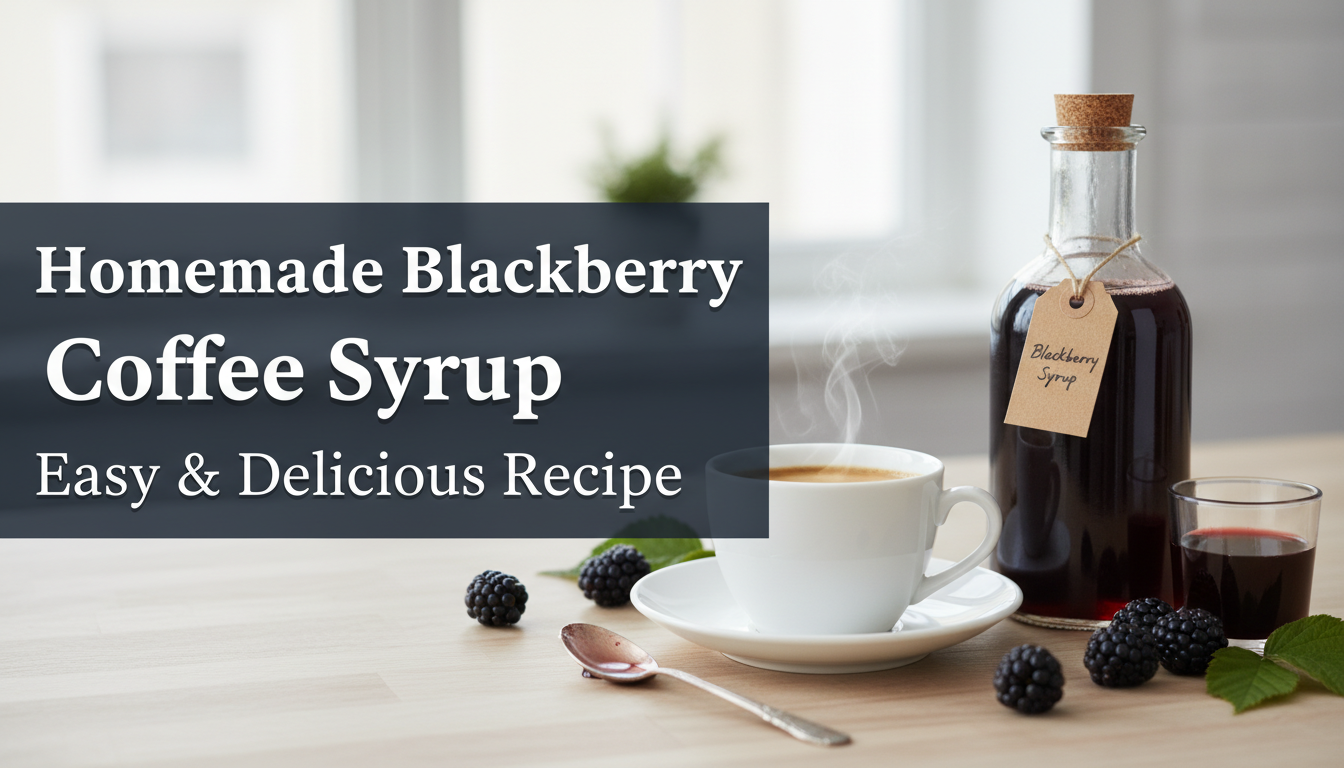 Homemade Blackberry Coffee Syrup: Easy & Delicious Recipe
