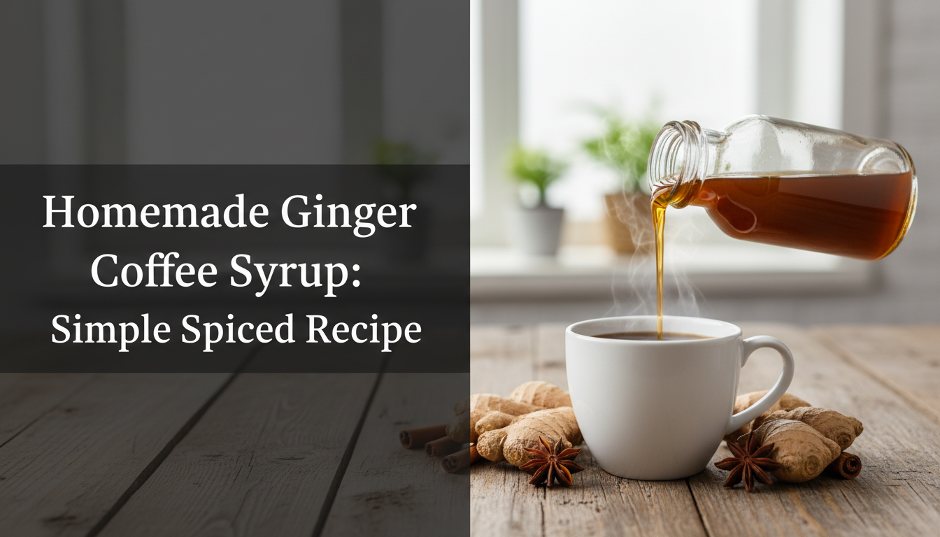 Homemade Ginger Coffee Syrup: Simple Spiced Recipe 2026