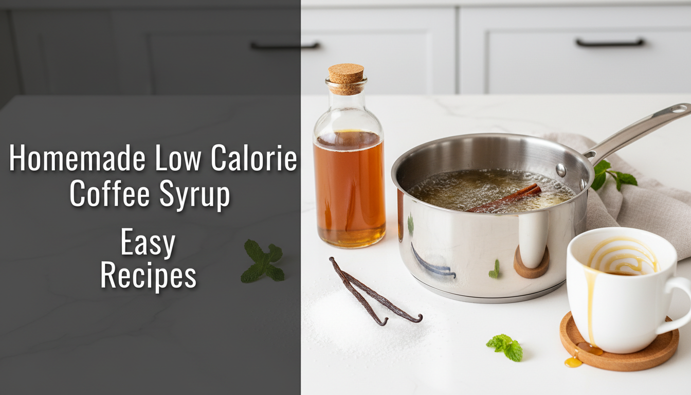 Homemade Low Calorie Coffee Syrup Easy Recipes 2026
