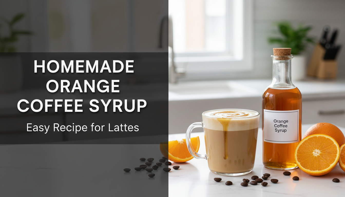 Homemade Orange Coffee Syrup: Easy Recipe For Lattes
