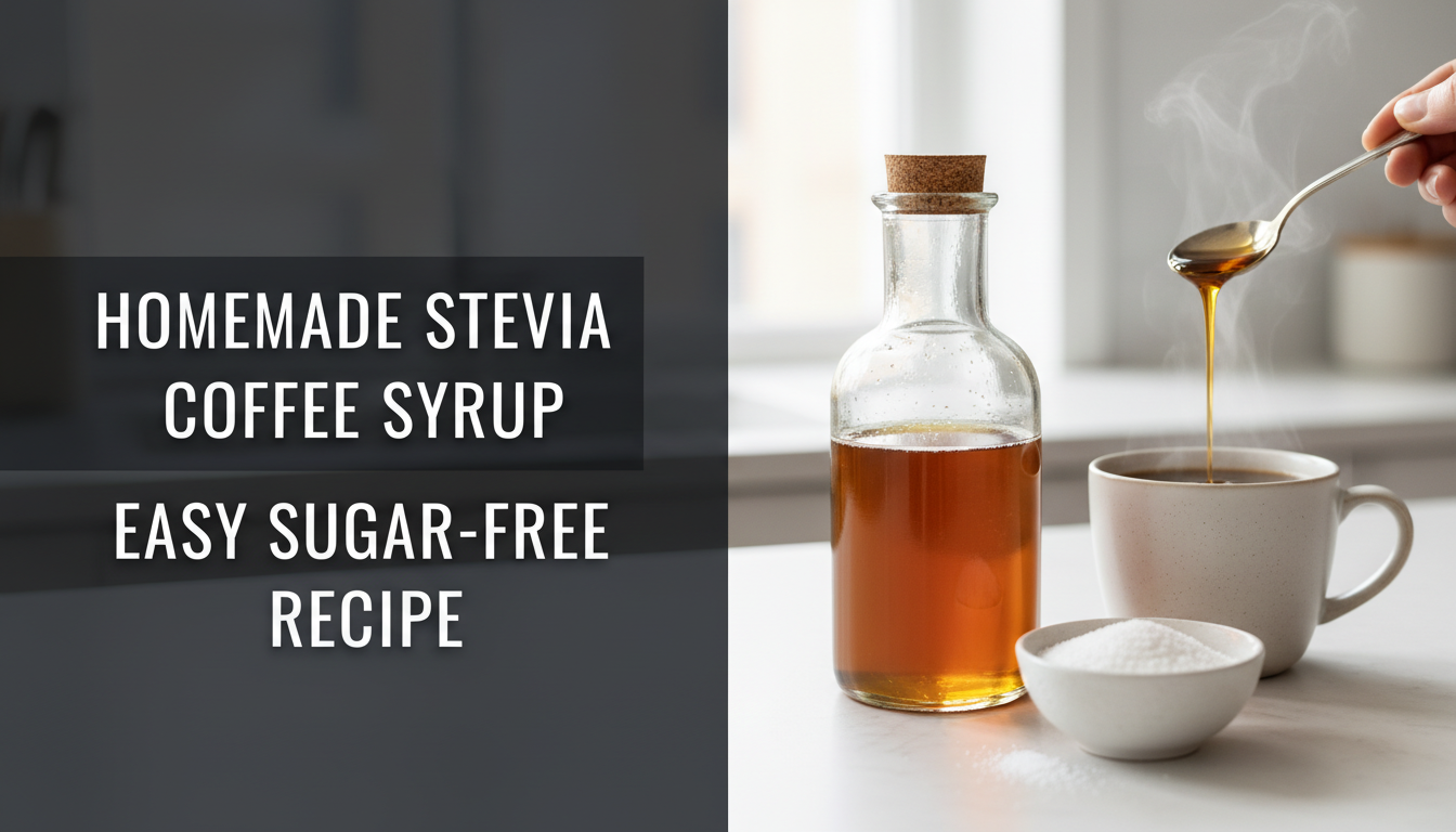 Homemade Stevia Coffee Syrup Easy Sugar-Free Recipe