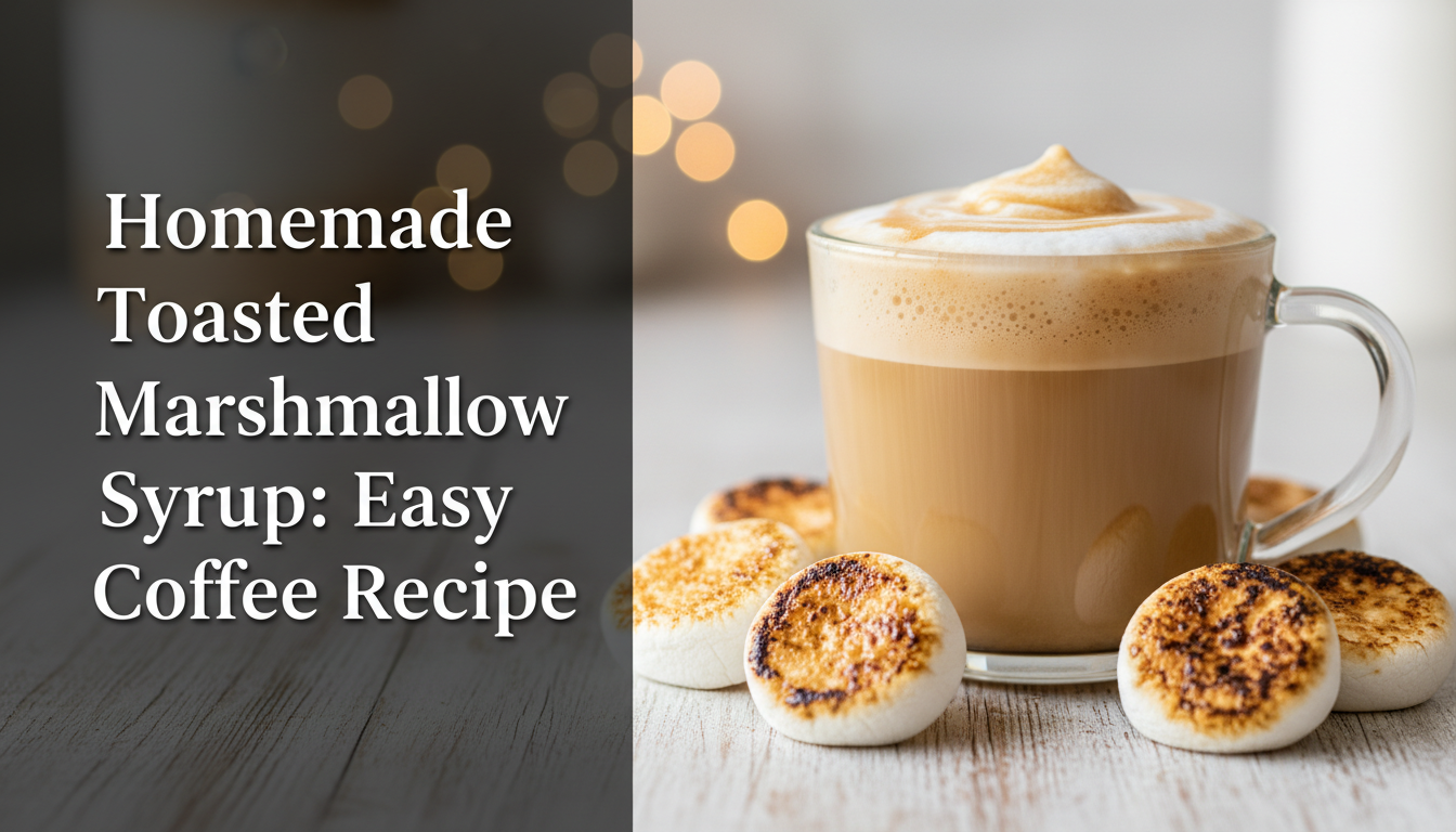 Homemade Toasted Marshmallow Syrup: Easy Coffee Recipe