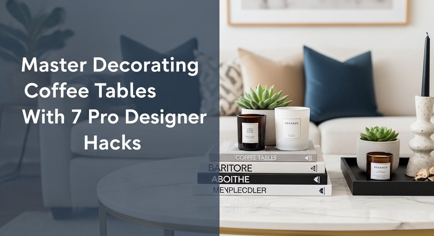 Master Decorating Coffee Tables With 7 Pro Designer Hacks