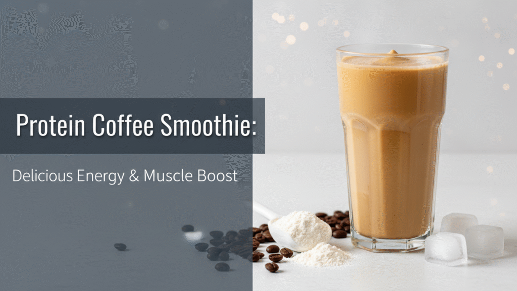 Protein Coffee Smoothie: Delicious Energy & Muscle Boost