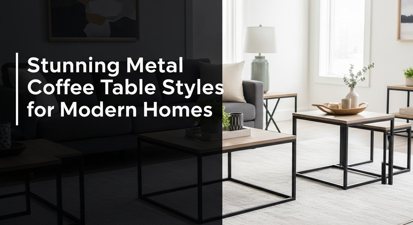 Stunning Metal Coffee Table Styles For Modern Homes In 2026