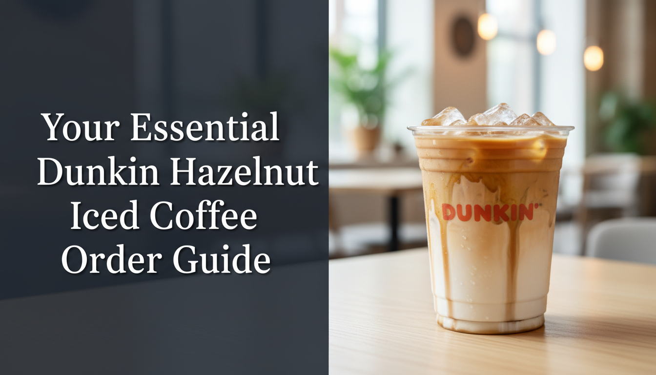 Your Essential Dunkin Hazelnut Iced Coffee Order Guide