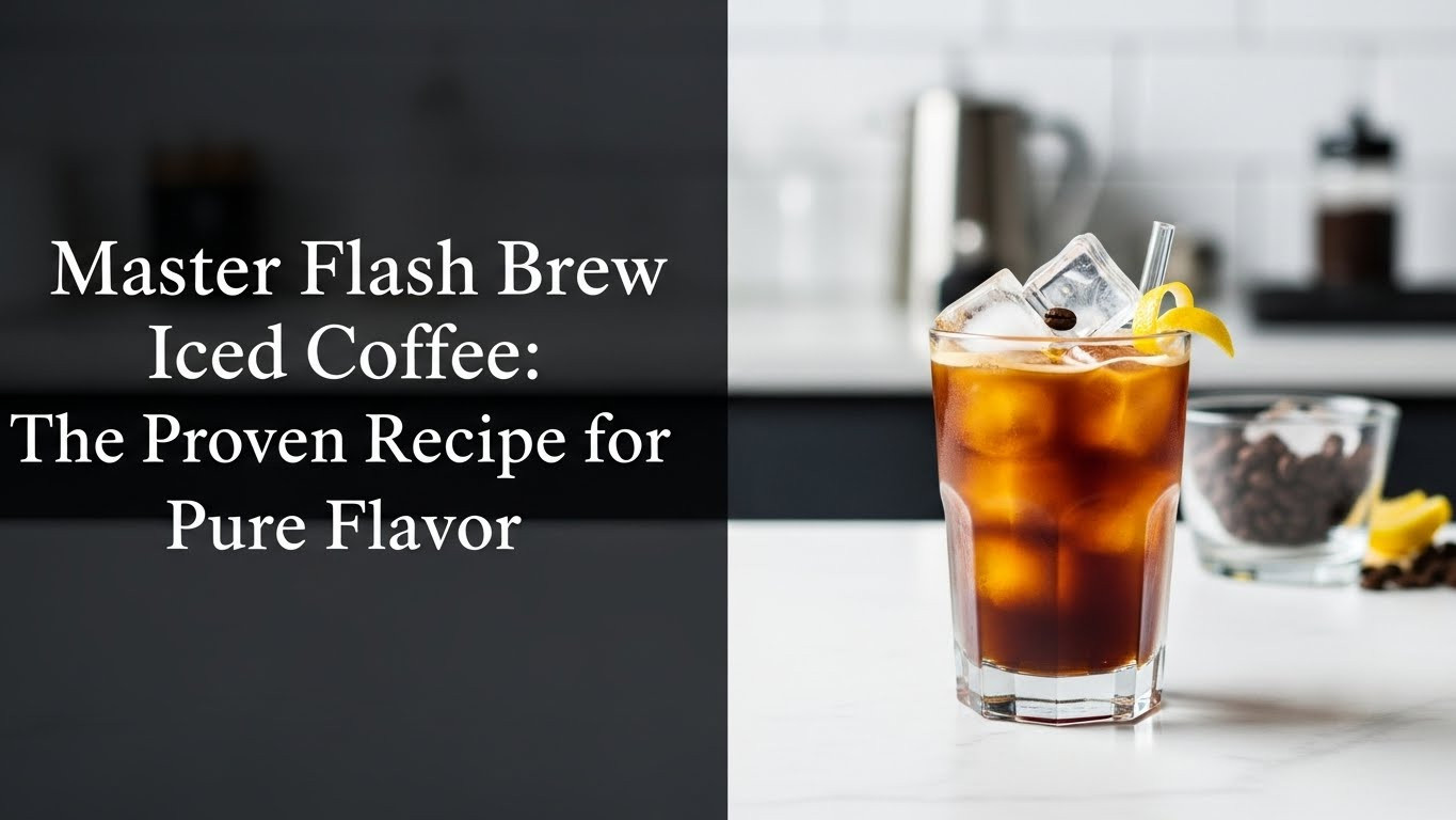 Master Flash Brew Iced Coffee: The Proven Recipe For Pure Flavor